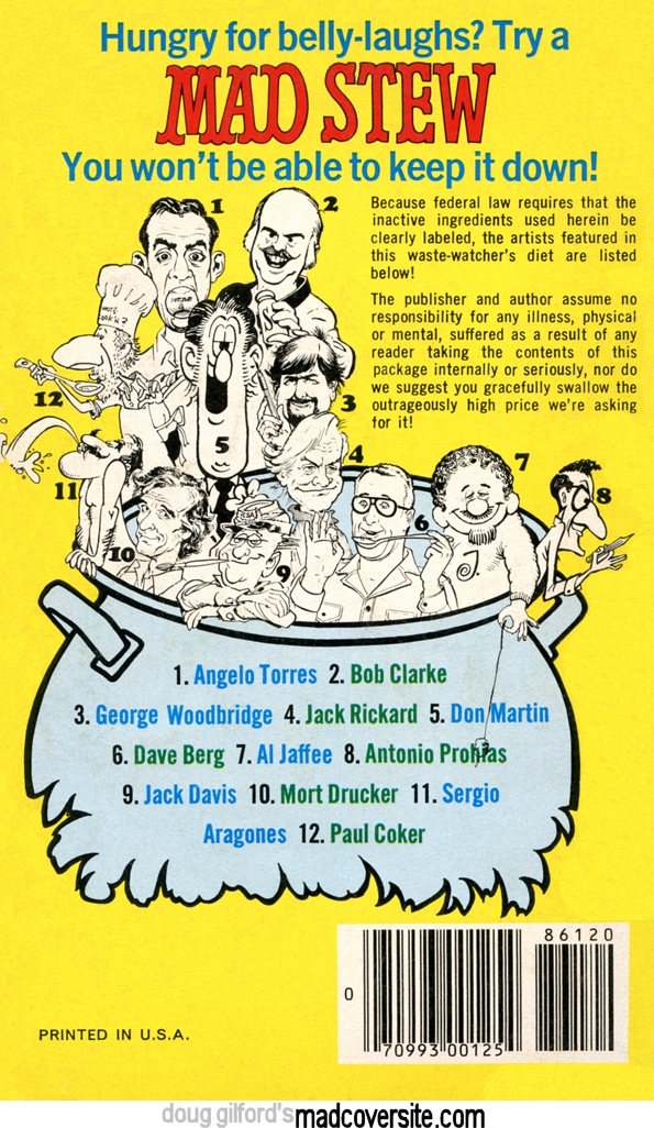 Doug Gilford's Mad Cover Site - Mad Paperbacks - Mad Stew