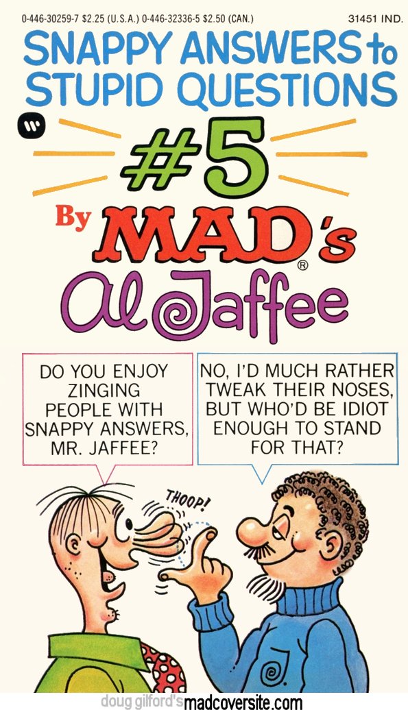 Doug Gilford's Mad Cover Site - Mad Paperbacks - Snappy Answers to ...