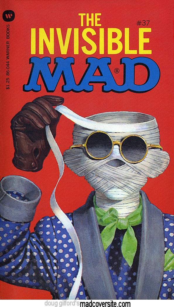 Doug Gilford's Mad Cover Site - Mad Paperback #37 - The Invisible Mad